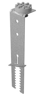 top cross rail resilient clips - Siniat