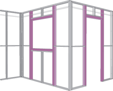 Metal Stud Wall Framing System 360TRAK™ | ClarkDietrich Building